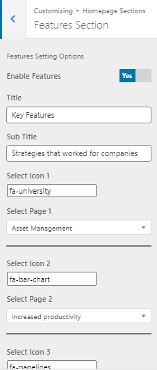Features Section - Shark Themes