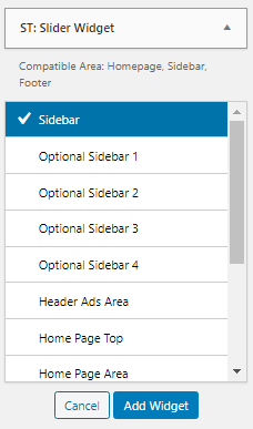 ST: Slider Widget - Shark Themes