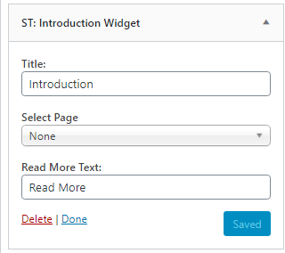 ST: Introduction Widget – Shark Themes