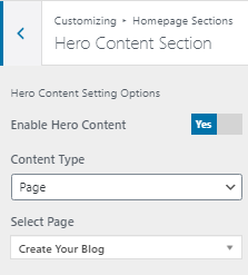 Hero Content Section - Shark Themes
