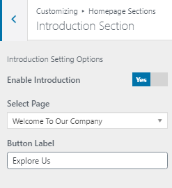 Introduction Section - Shark Themes