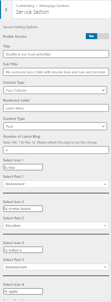 Service Section - Shark Themes