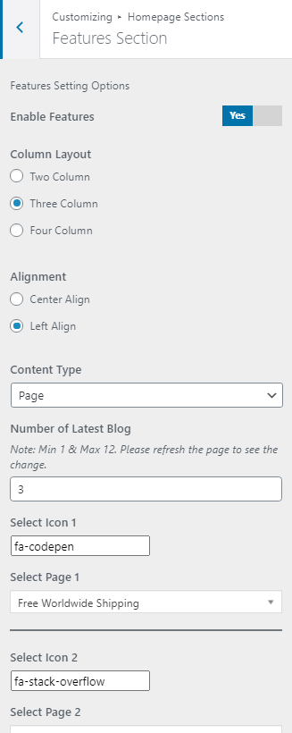 Featured Section - Shark Themes