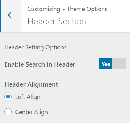 Header Section - Shark Themes