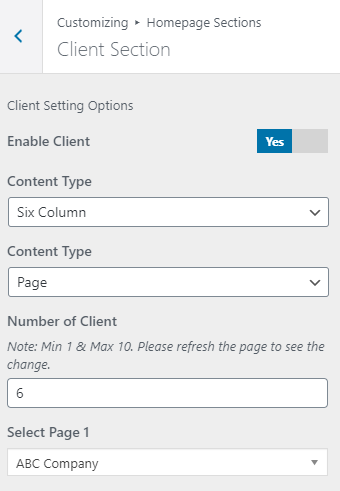 Client Section - Shark Themes