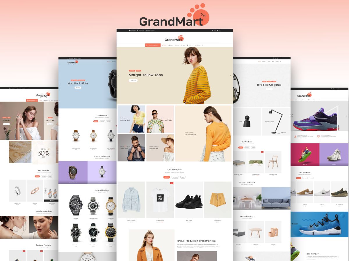 GrandMart Pro - Fine crafted e-commerce theme - Shark Themes