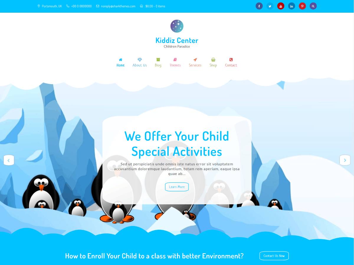 Kiddiz Center - Shark Themes